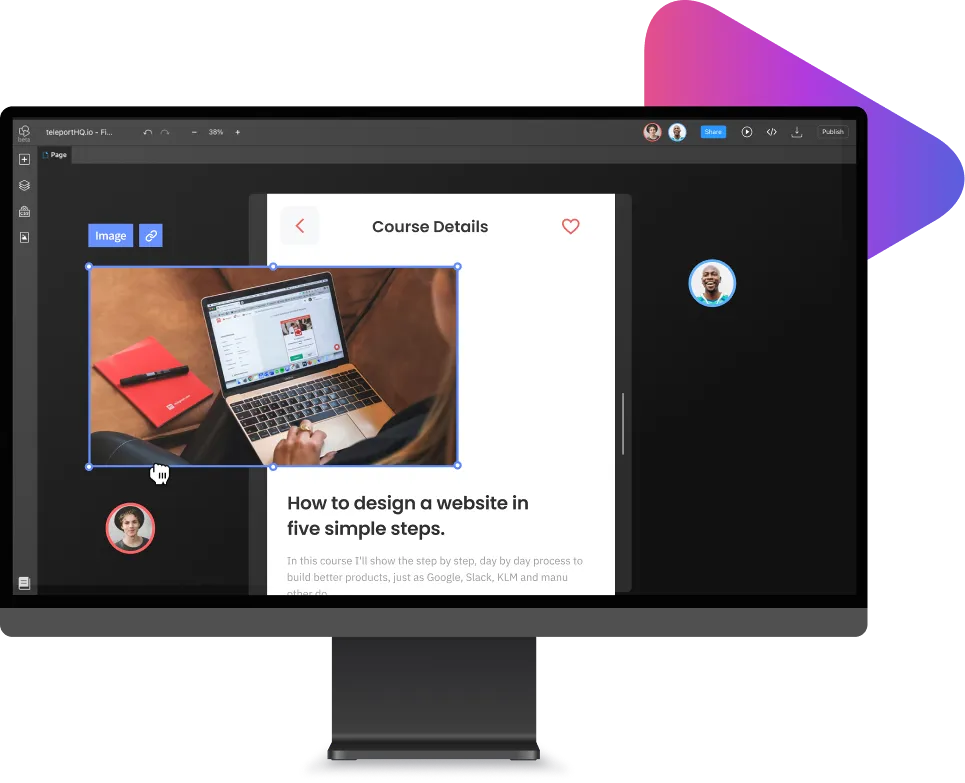 Low-Code Website and App Development Platform